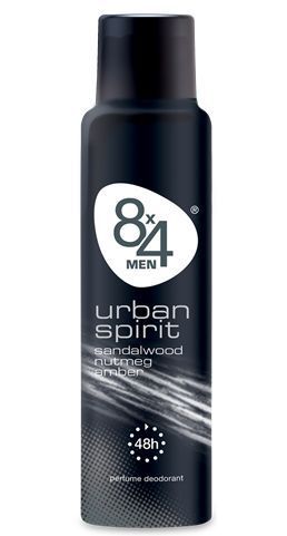 Deospray 8x4 urban spirit for men 150ml - Beauty StoreMarket